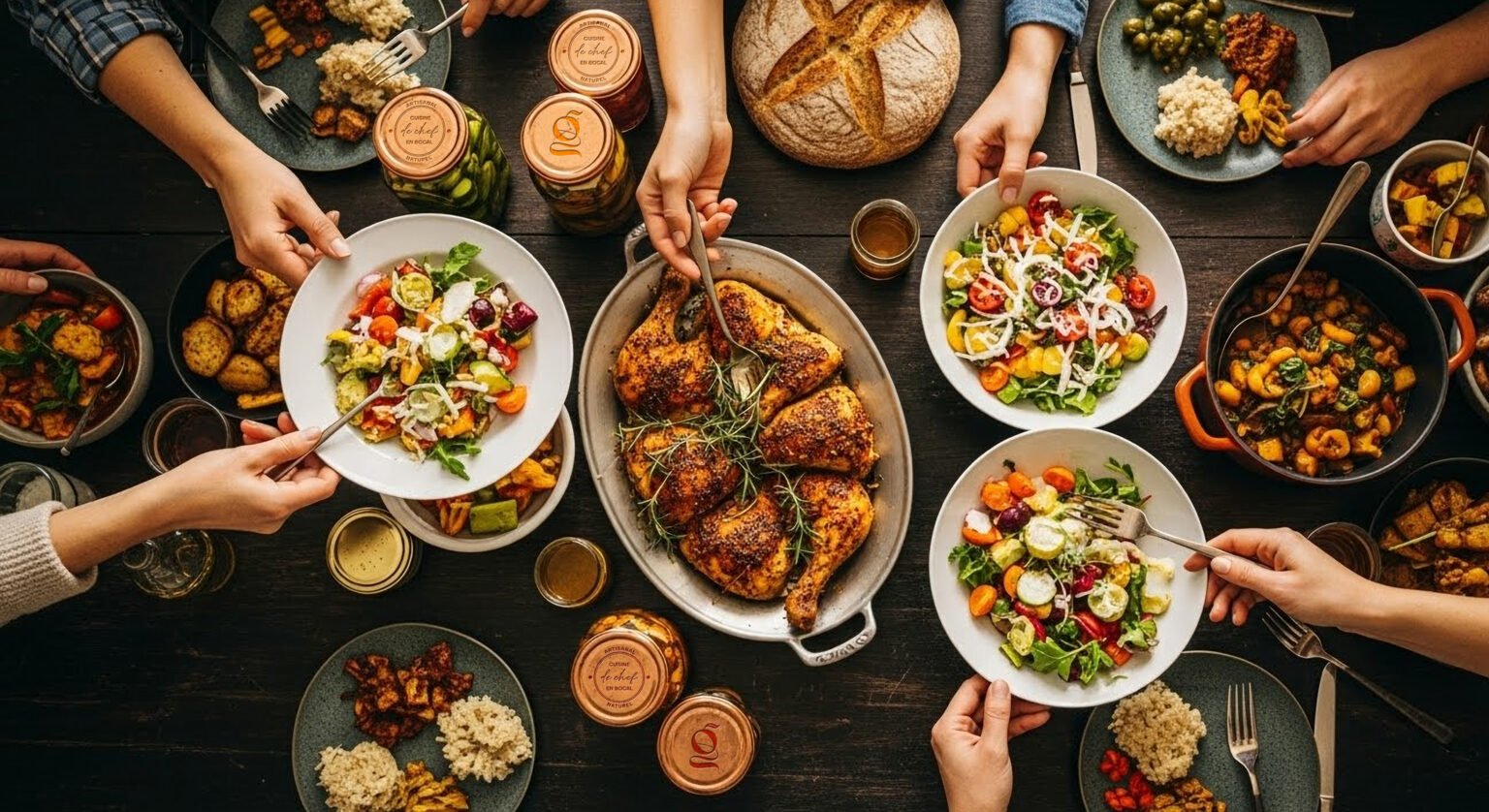 Repas traiteurs en bocal - Repas traiteur en bocal